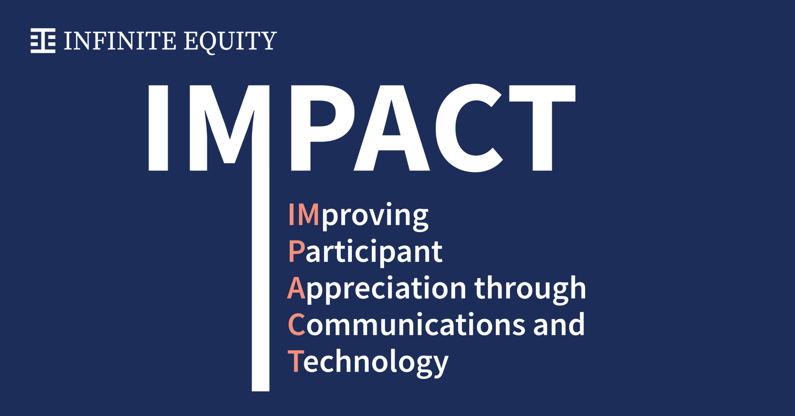 IMPACT Press Release - Infinite Equity